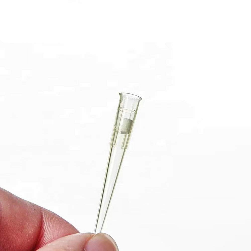 100ul Filtering Pipette Tips - Universal Filter Pipette Tips - Racked,RNase/DNase Free & Pyrogen Safe, Clear, 96 Tips/Rack Pk x 10 Racks(960 Tips)
