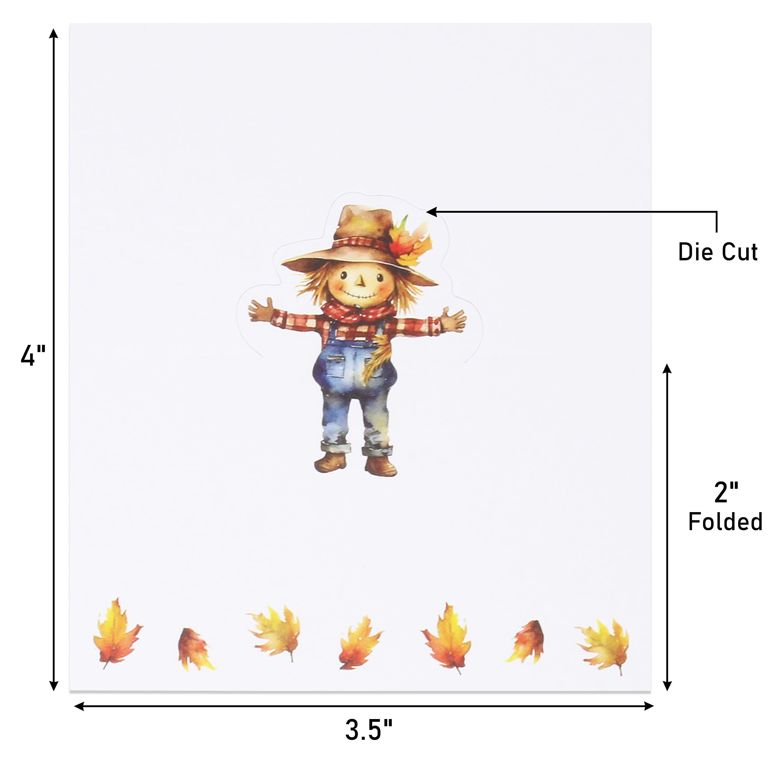 100 Pack Thanksgiving Place Cards Fall Scarecrow Seating Harvest Name Card Table Setting Paper Autumn Tent Cards Dinner Wedding Tables Placement Party