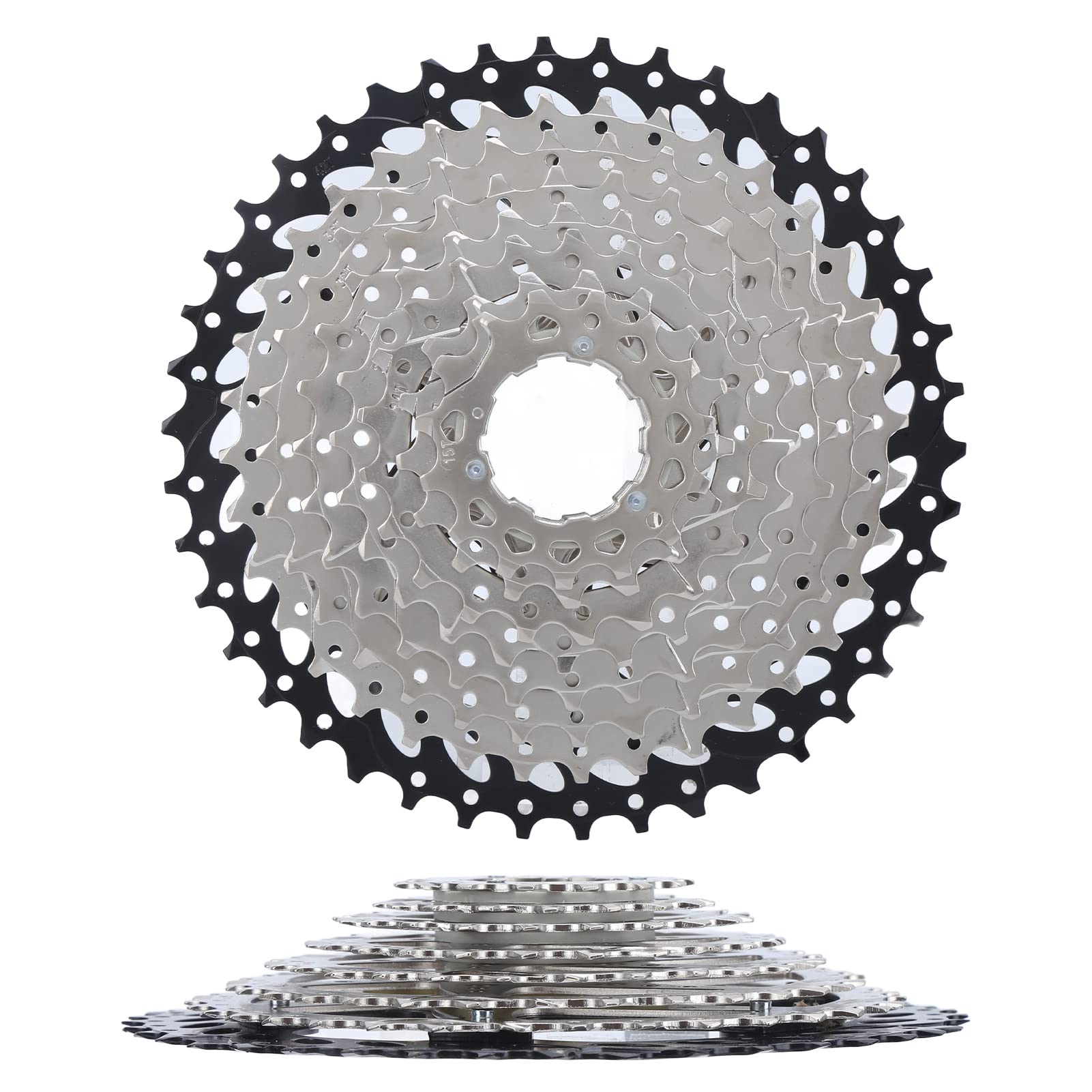 01 02 015 10 Speed Road Bike Flywheel, Durability High Temperature Resistance 10 Speed Cassette Flywheel for Cycling
