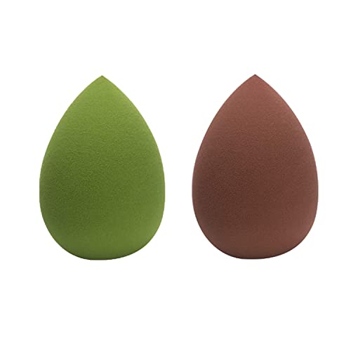 TONSNY beauty sponge Makeup Sponge for Foundations, Cosmetics Beauty Sponge and Vegan Makeup Sponge - For Powder, Cream or Liquid 2 Piece