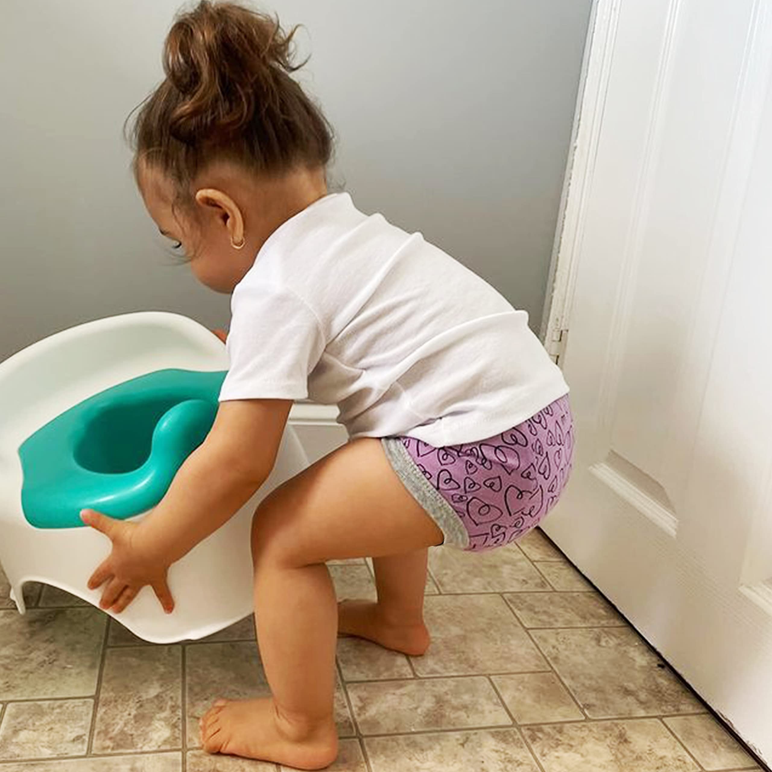 BIG ELEPHANT Toddler Potty Training Underwear - Baby Boys Cotton Toilet Training Pants 10 Pack, 3T