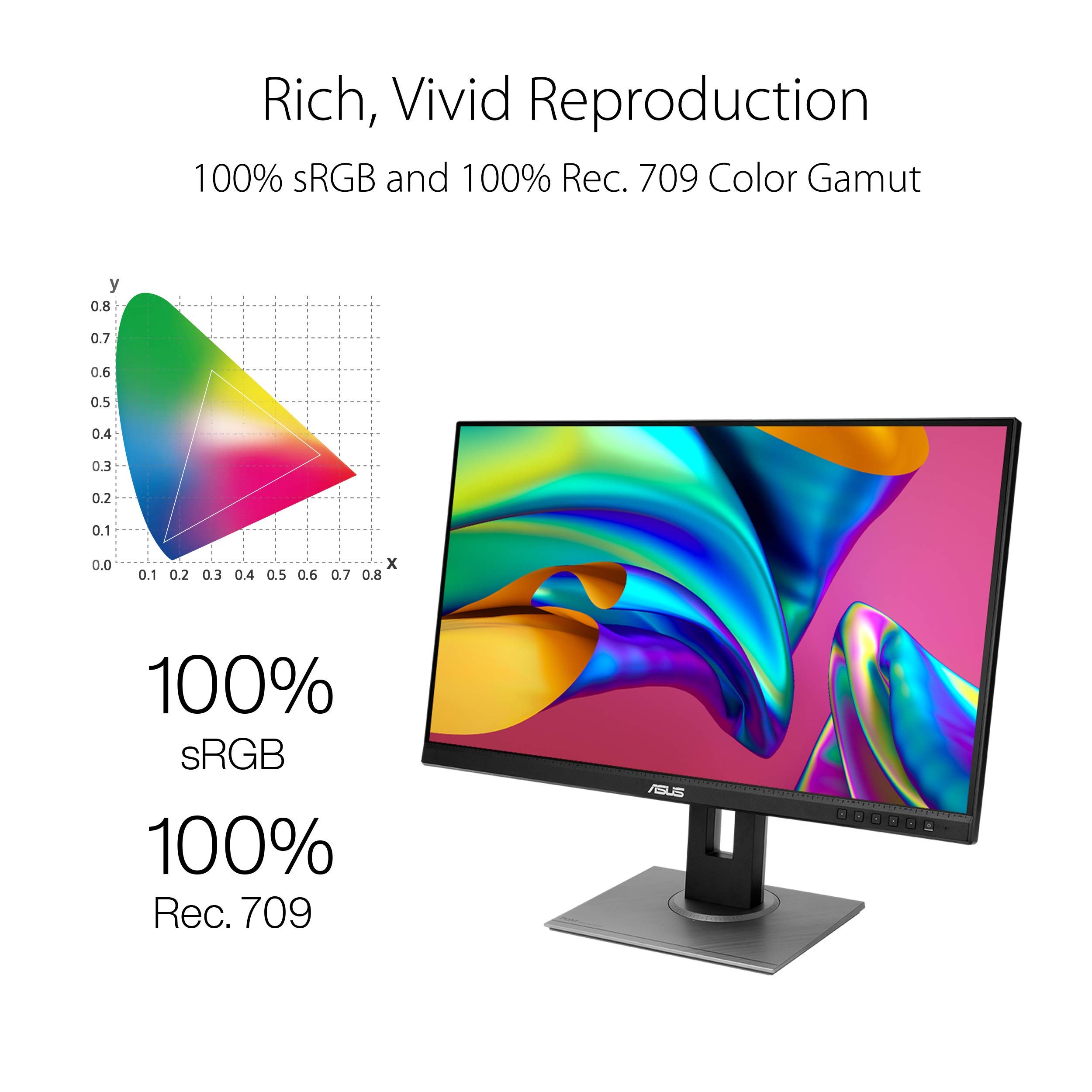 ASUS ProArt Display PA278QV 27 inches WQHD (2560 x 1440) Monitor (Renewed)