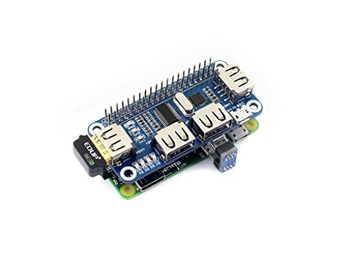 4 Port Raspberry pi USB HUB HAT Onboard USB to UART Compatible With USB2.0 1.1 For Raspberry Pi Series Board Serial Debugging