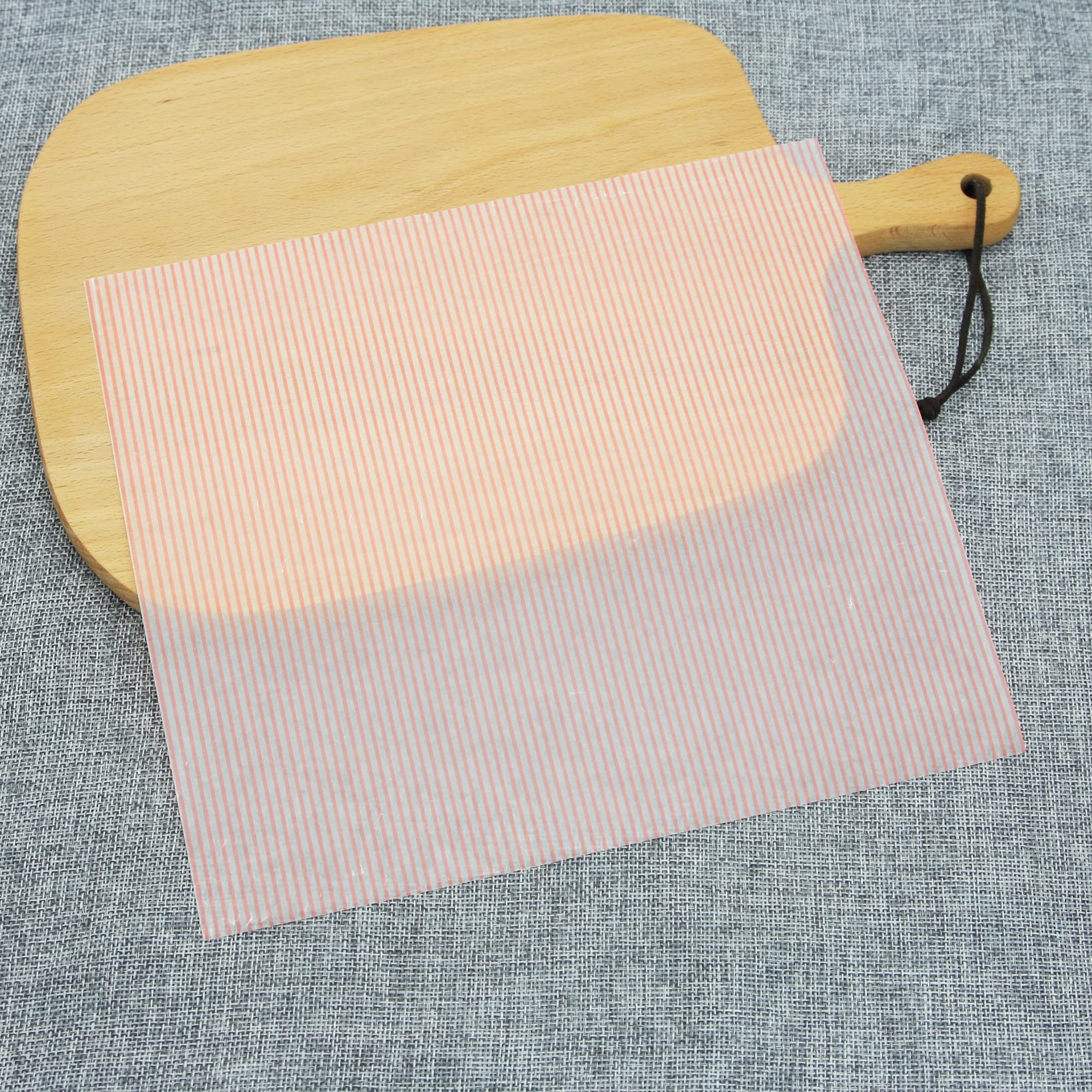 100 sheets Wax Paper Sheets Deli Wraps Basket Liners Deli Paper Sheets Squares Baking Paper Colored Parchment Paper Greaseproof for Food,Handmade Soap,Cookies and Carmels⦠(Pink)