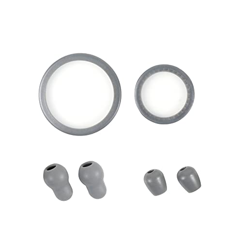 HeeSummer Littman Stethoscope Replacement Parts Kit Fits Classic 3,Cardiology 3 & Cardiology 4 ,Apply to Stethoscope and Ear Tips Replacement Parts for Adults and Children (Gray)