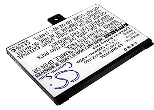 Battery for Barnes & Noble 005 BNRV100 BNRZ100 Nook Nook Classic 9875521 9BS11GTFF10B3 BNRB1530 BNRB454261 BNRZ1000 LIONX
