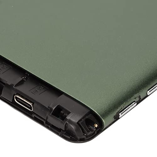 10.1 Inch Tablet, 6GB 128GB HD Tablet Green 100240V 2.4G 5G WiFi for 11.0 for Reading (US Plug)