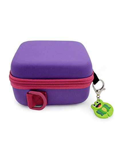 CASEMATIX Toy Camera Travel Case Compatible with VTech KidiZoom Creator Cam Video Camera and Accessories for Cams, Includes Purple Case Only