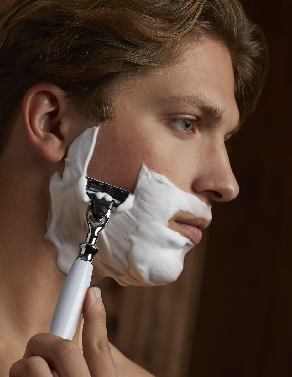 Union Razors SS2RZ Razor with White Wood Handle