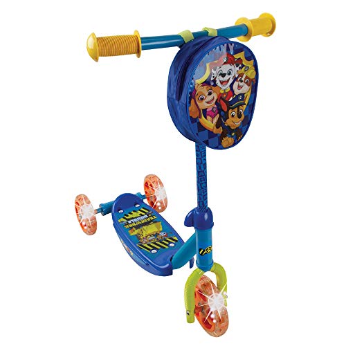PlayWheels Paw Patrol 3-Wheel Scooter w/Light Up Wheels, Chase