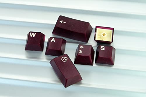 121 Keys VIOR Translucent ABS Cherry Profile Double Shot keycaps for Mechanical Gaming Keyboard, Suitable for Cherry MX Switches Mechanical Keyboard (VIOR)