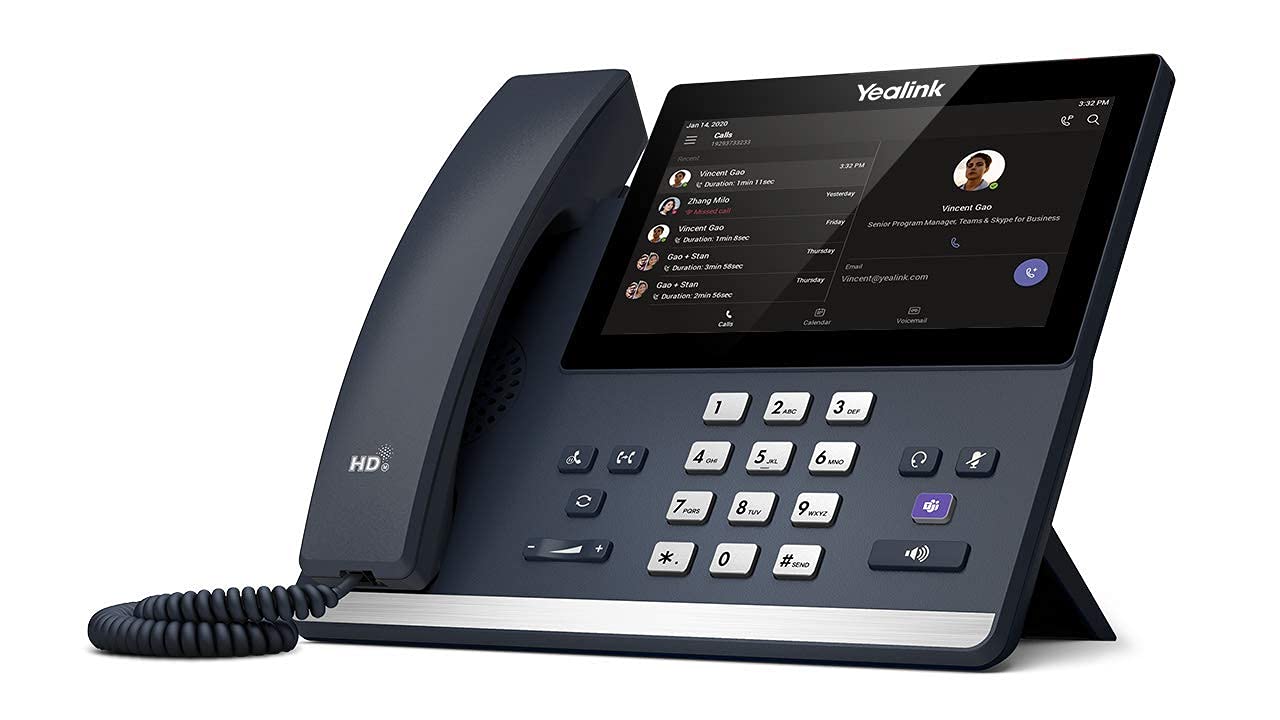 YEALINK MP56 TEAMS EDITION IP PHONE- 7" MULTI-TOUCH SCREEN - ANDROID 9 OS - POE (MP56-TEAMS) NEW OPEN BOX
