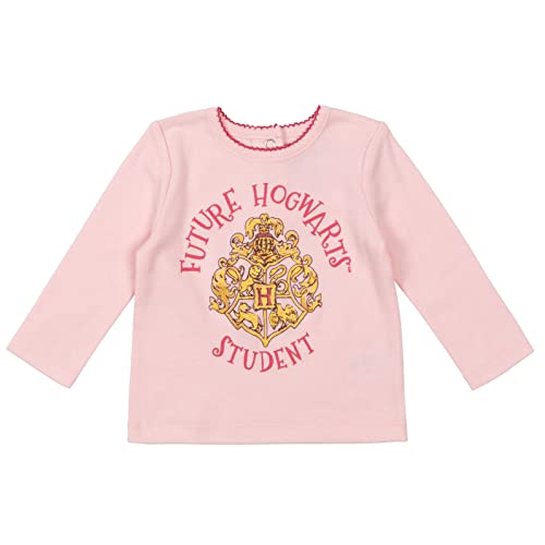 Harry Potter Infant Baby Girls Bodysuit Graphic T-Shirt Mesh Skirt and Leggings 4 Piece Layette Set 18 Months