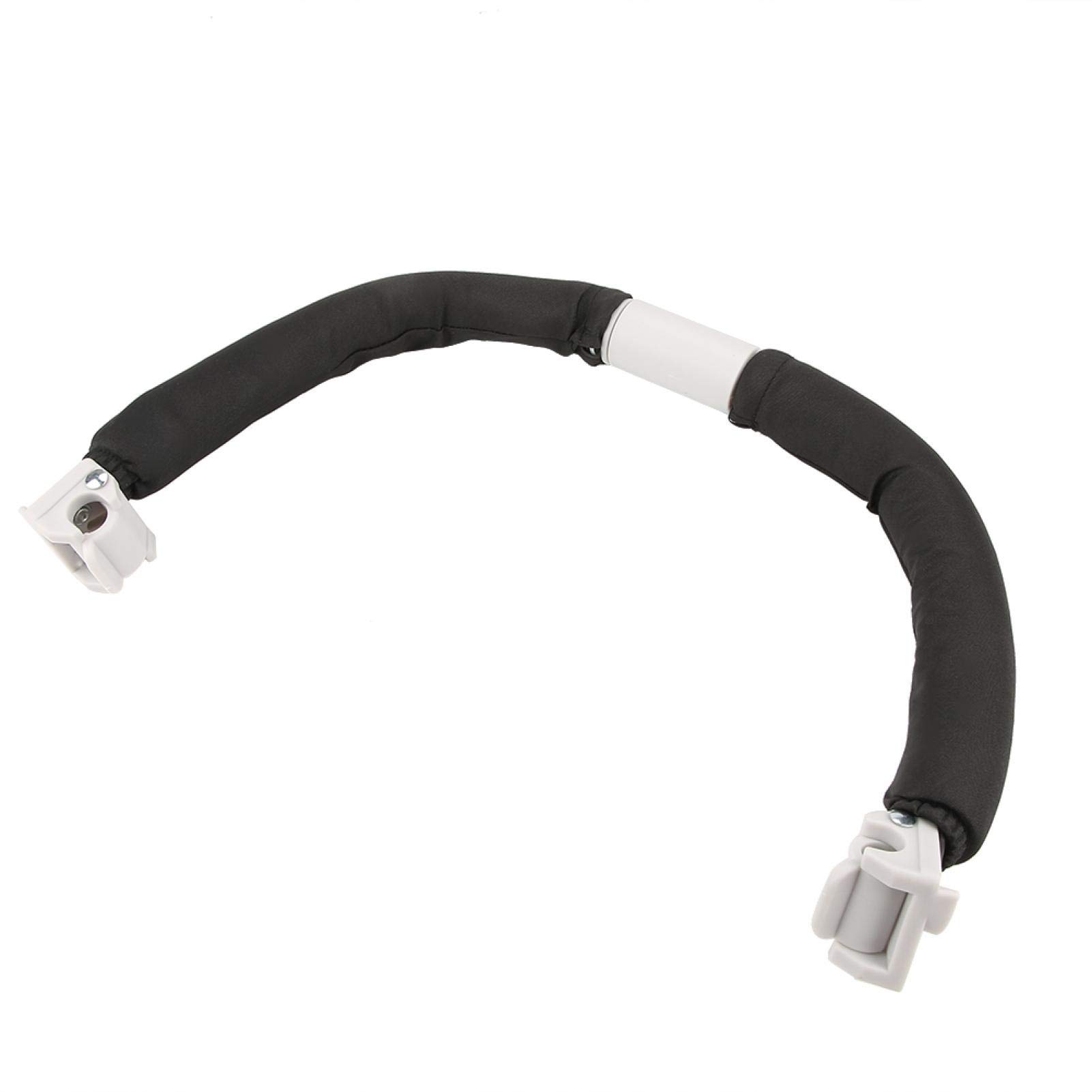 Baby Stroller Bumper Bar, ,Armrest, Handle, Crossbar Accessories Humane Design Baby Stroller Handle for Baby Carriage(black)