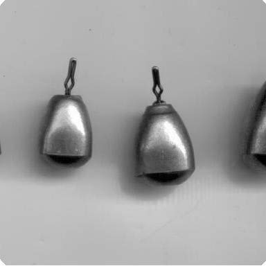 10 of 1/4 Oz Steel Drop Shot Weights Sinker (Bell Style) Fishing Set Sinkers Tackle Kit