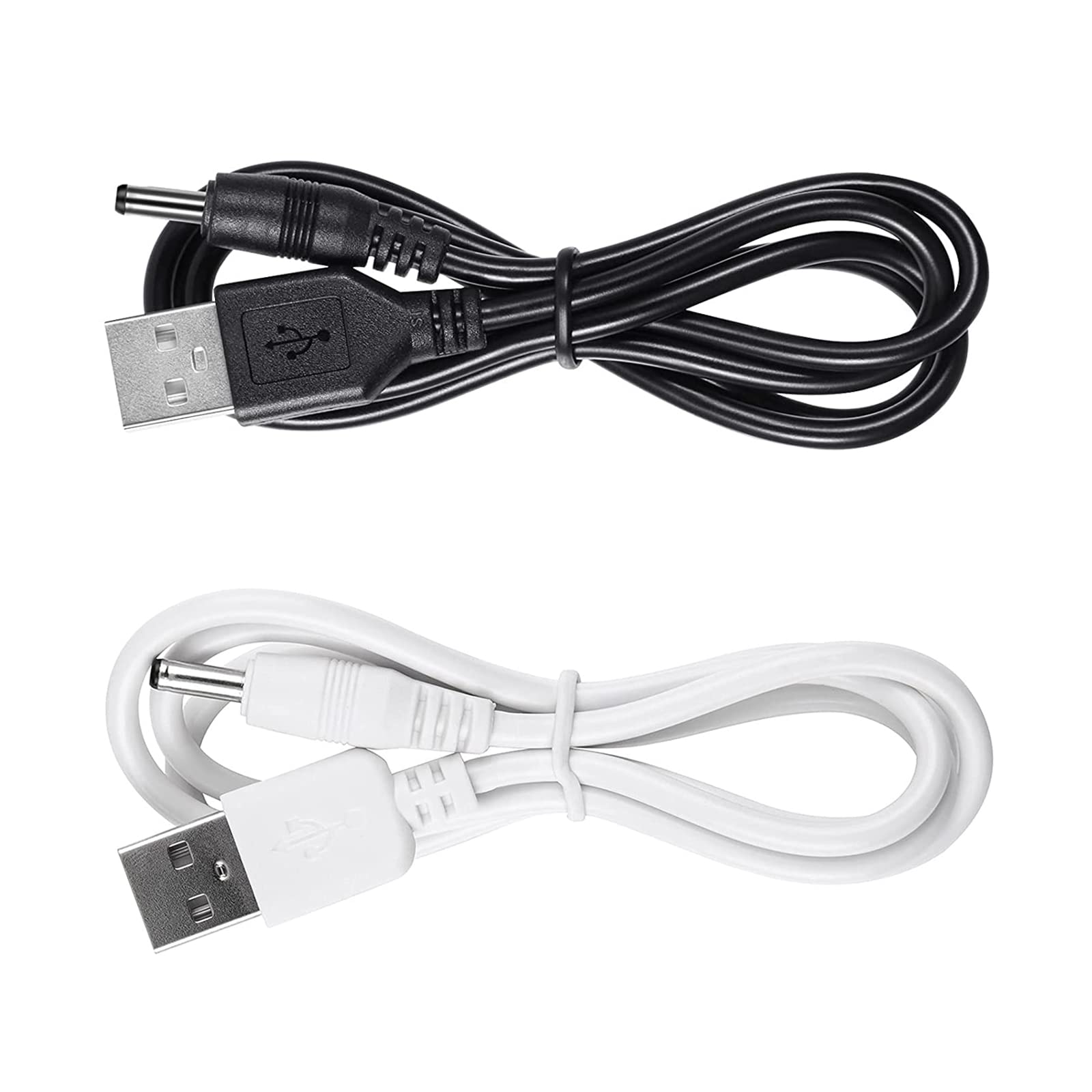 Charger Cable Replacement for Fairywill/Dnsly/Initio/Vekkia Electric Toothbrush, USB Charging Cord 3 ft (2-Pack)