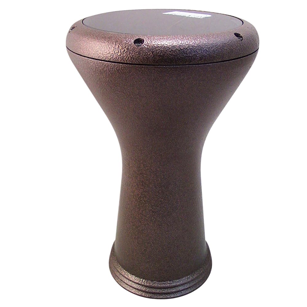 17" Percussion" Gawharet El Fan Pro Metal Darbuka Drum Doumbek (Copper+Black PowerBeat)