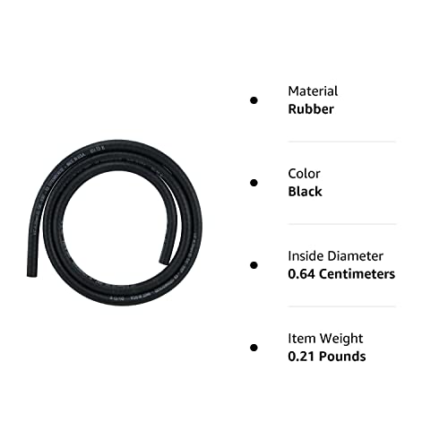 ¼ Inch ID Fuel Line for Small Engines 6-Foot Length