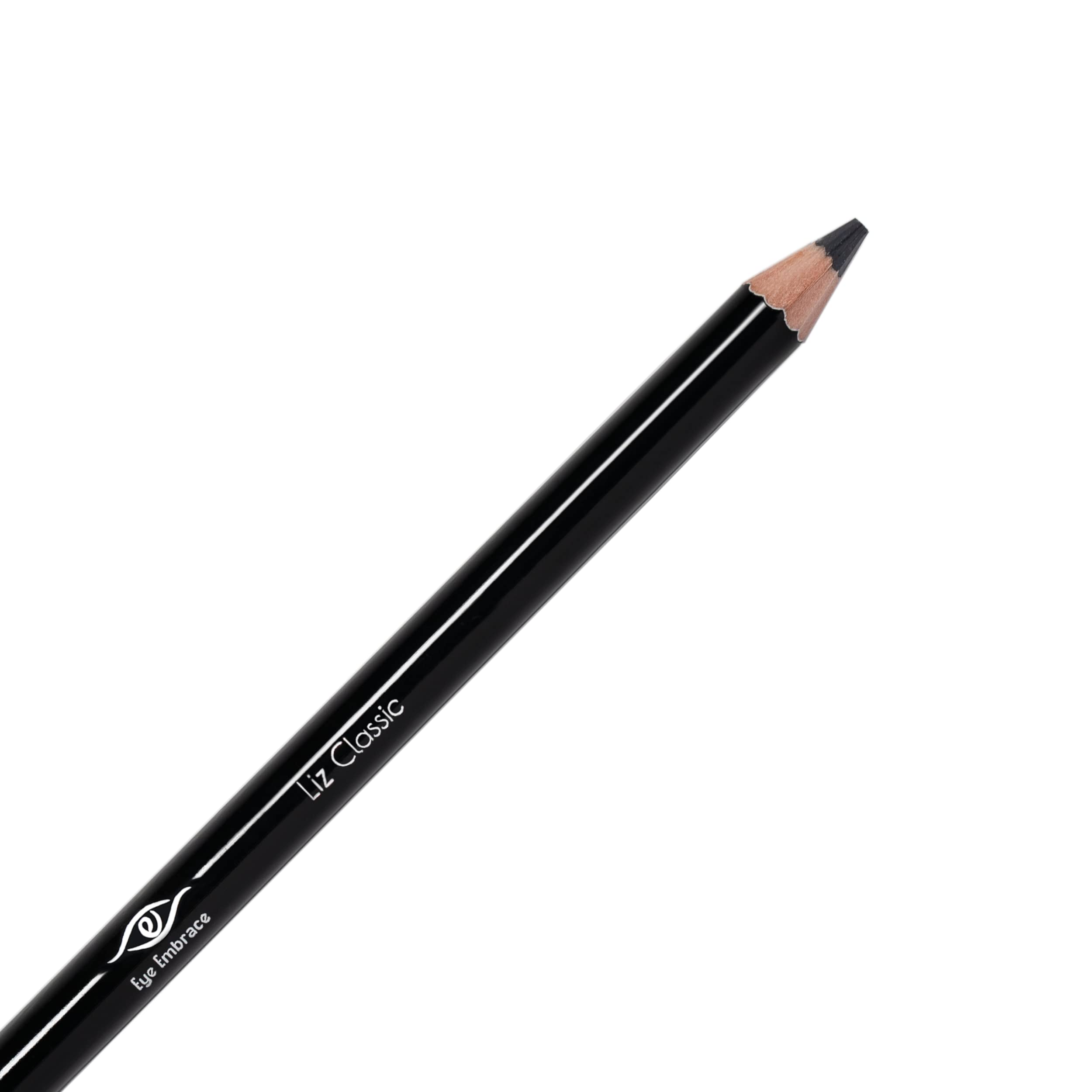 Eye Embrace Liz Classic: Warm Medium Gray Wooden Eyebrow Pencil β Waterproof, Double-Ended Pencil with Sharpener & Spoolie Brush, Cruelty-Free