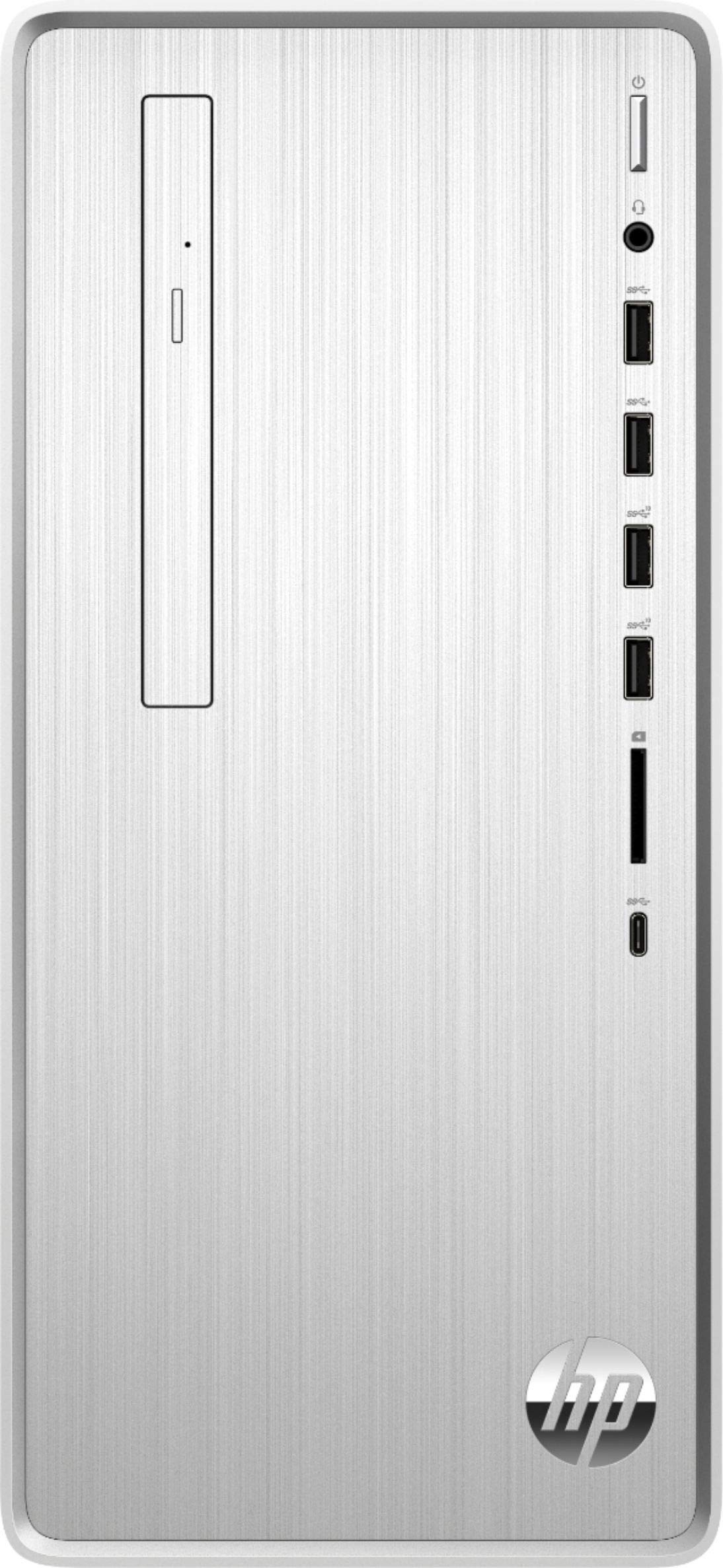 HP - Pavilion Desktop - TP01-0014 - Intel Core i3-8GB Memory - 256GB Solid State Drive - Natural Silver