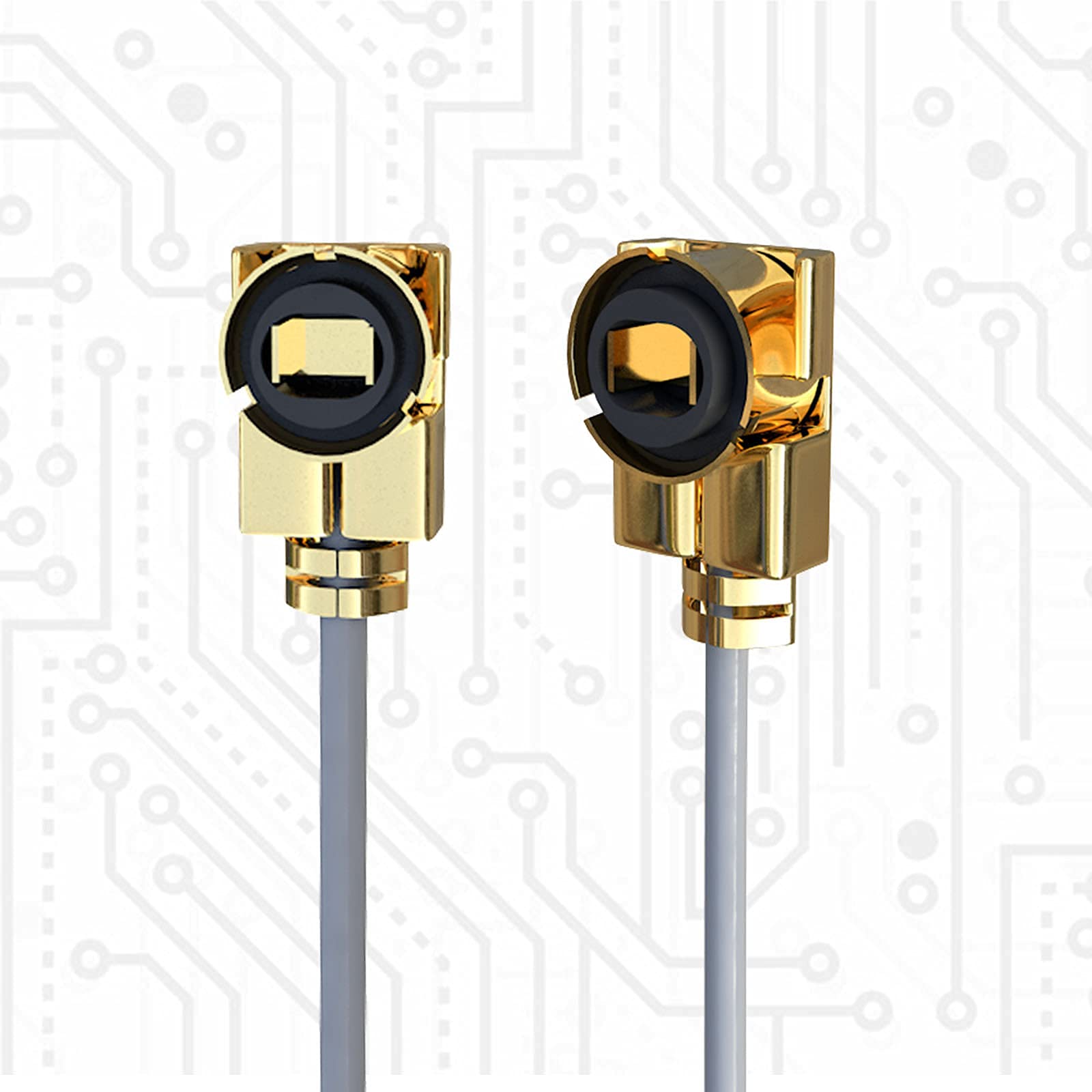 Goupchn U.FL/IPEX/IPX to SMA Female Bulkhead Pigtail Antenna Cable 5 Pack 15cm/5.9" Low Loss Coaxial Cable for Wireless Routers, Mini PCIe Cards, Network Extension, WiFi WAN Repeater