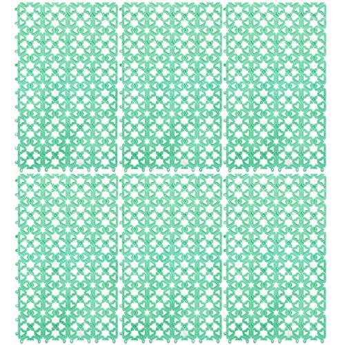 Hamiledyi 6 Pack Rabbit Cage Mats Floor Plastic Feet Pads Mat for Pet Cats Dogs Bunny Hamster Rat Chinchilla Guinea Pig