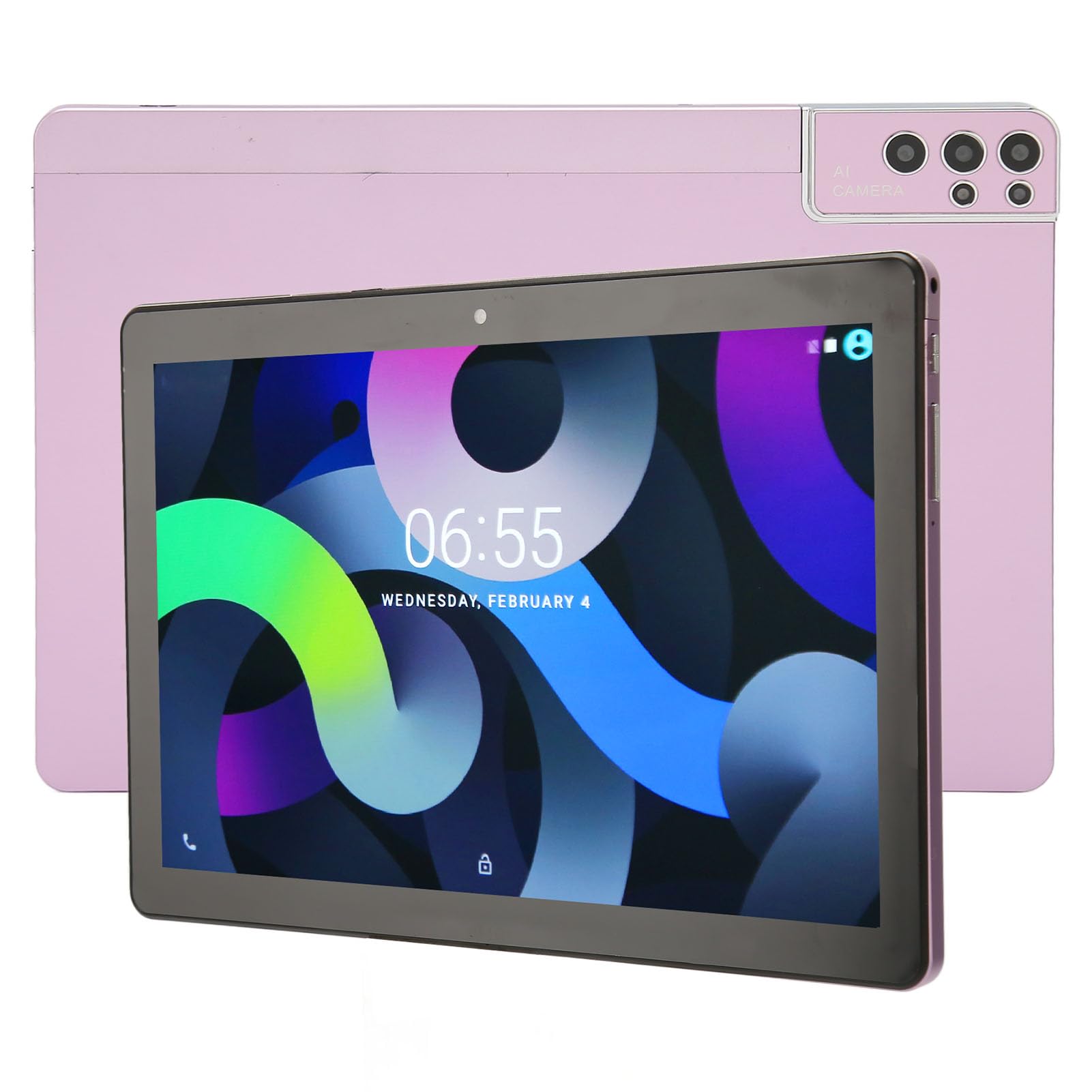 10.1in FHD, 4GB RAM, 64GB ROM, Dual Camera, 8800mAh, 5G WiFi, Office Tablet with Keyboard Mouse (US Plug)