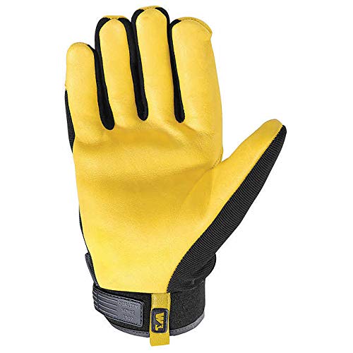 ZCYINGQ Men's Leather Work Gloves, 3-pack, X Large.