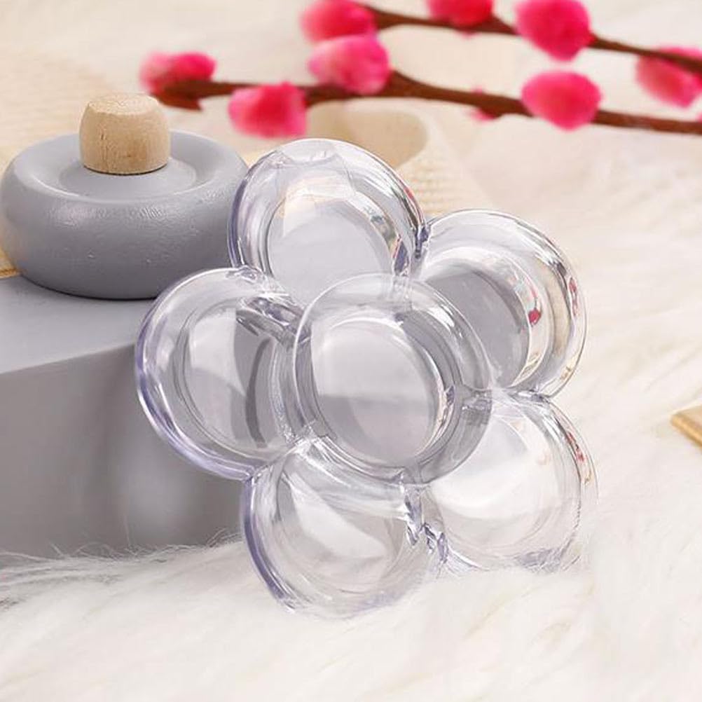 Beaupretty 10PCS Clear Empty Eyeshadow Palette Makeup Organizer Eyeshadow Storage Box Case Lipstick Pigment Palette Tray