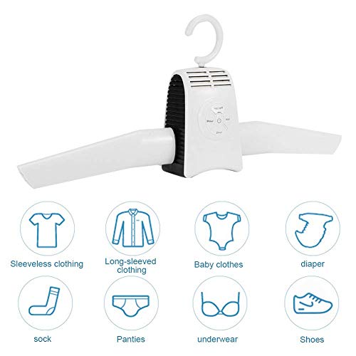 Qinlorgo Multi Air Outlet Clothes Dryer, Hot And Cold Dual Mode Foldable Clothes Dryer Lightweight And Portable Laundry Shoes Hanger For Home(US 110‑240V)