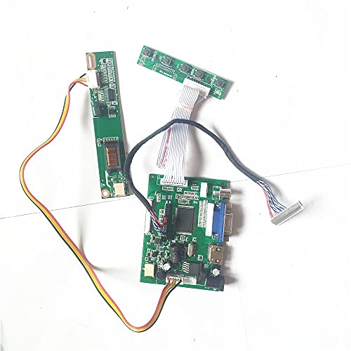 for LP133X7-A2/B2DL/C2CC/D2NC/E2DL/F2IB 1024768 13.3" LVDS 20Pins 1CCFL Inverter HDMI-Compatible VGA 2AV Controller Board (LP133X7-A2)