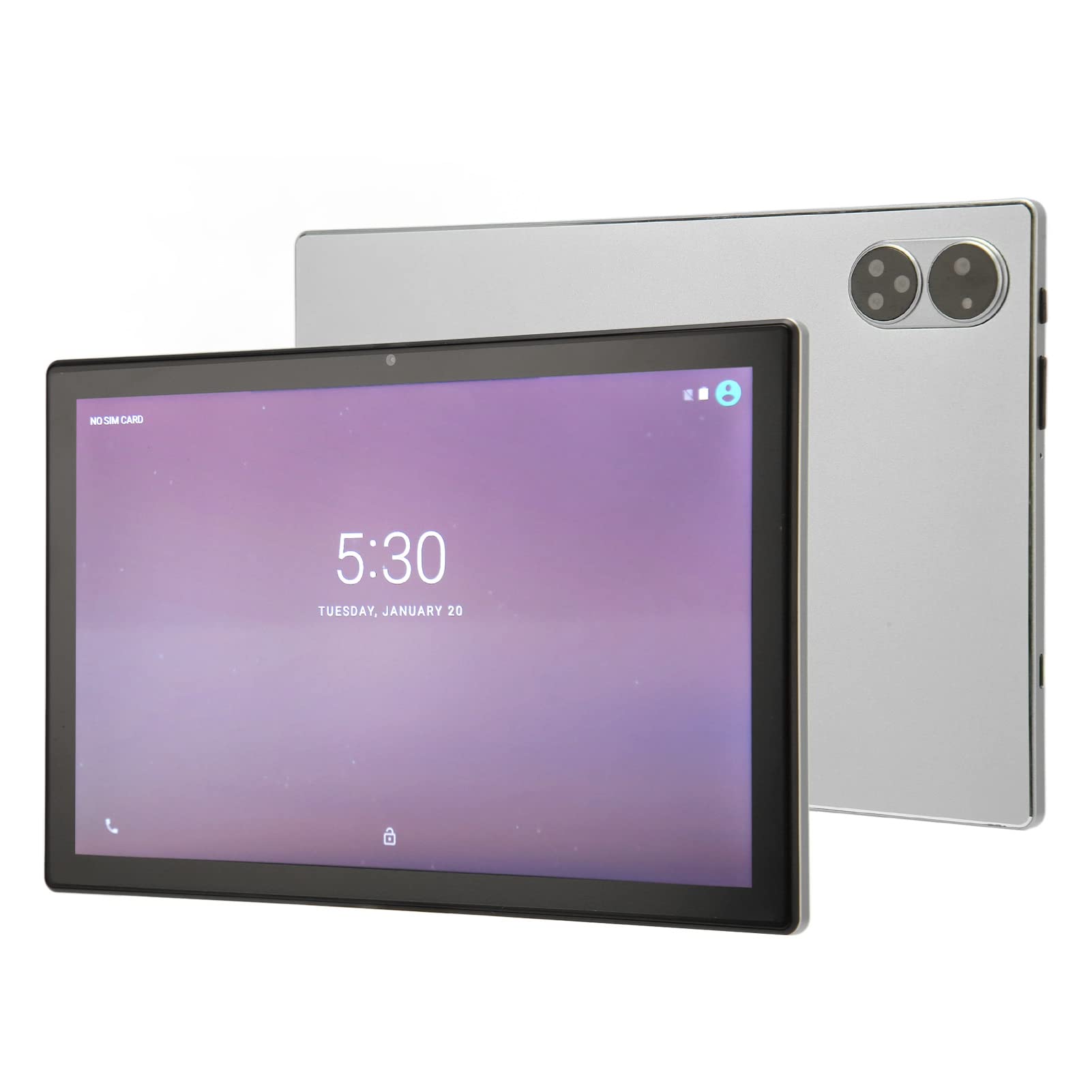 10 Inch Tablet, 5GWIFI 6GB 256G HD Tablet 100-240V Octa Core Processor for Android 11 for Study (US Plug)