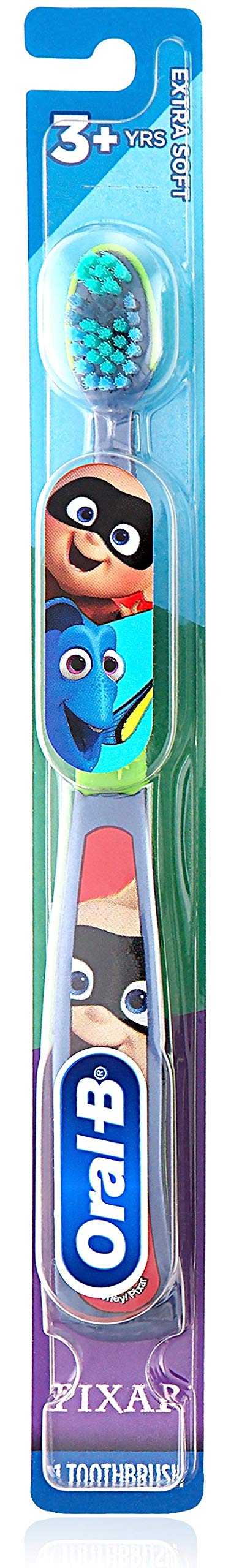 Hippie Hype Kids Manual Toothbrush, for Children and Toddlers 3+, Extra Soft Bristles - Pack of 6 (Characters Vary)