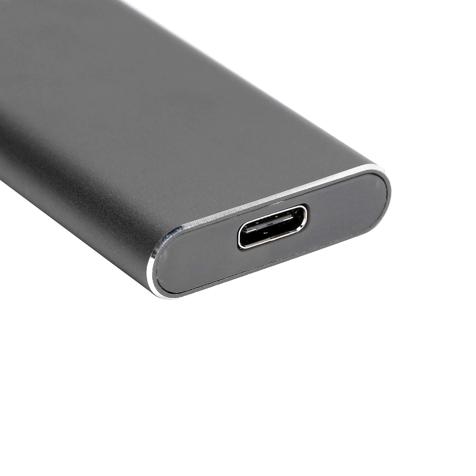 wendeekun Aluminum Portable External Solid State Drive SSD Hard Shell, Solid State Drive M.2 to USB3.1 NVME Key Adapter M2 SSD Hard Shell Computer Accessories,Sturdy and Wear-Resistant