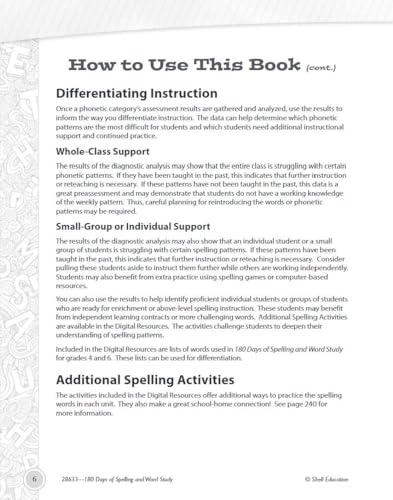 180 Days™: Reading, Vocabulary/Language for 5th Grade Practice Workbook for Classroom and Home, Cool and Fun Practice Created by Teachers (180 Days of Practice)