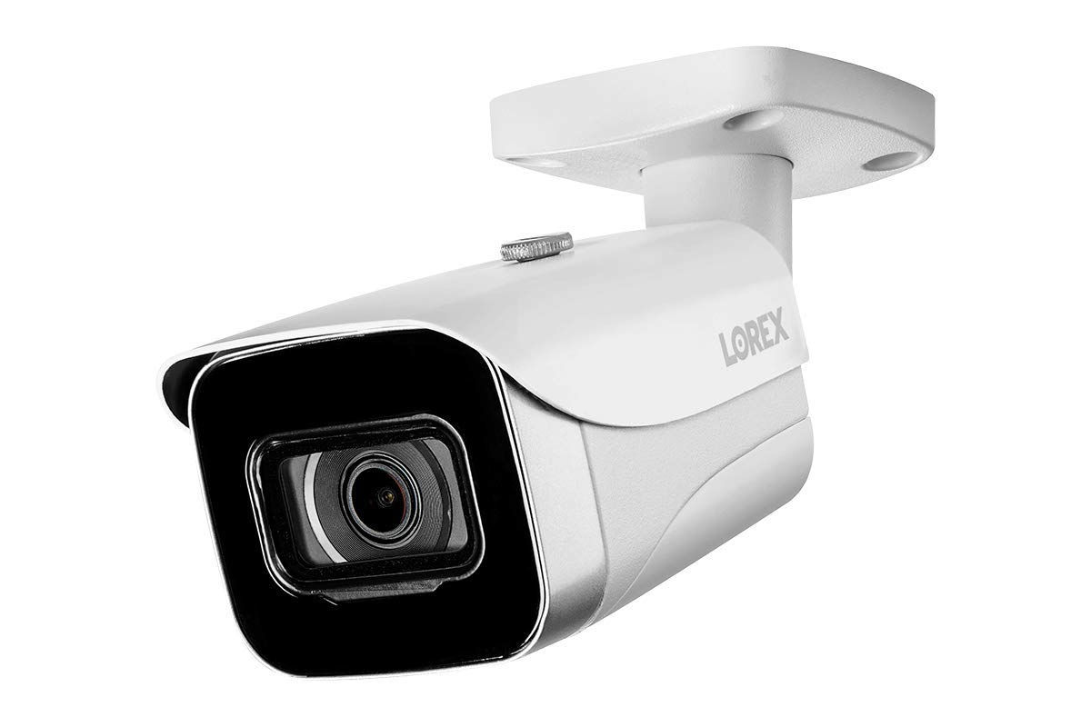 Lorex NC4K8-3216WB 32 Channel 4K Surveillance System with N882A38B 8TB 4K Fusion NVR, 16 Port ACCLPS263B POE Switch and 16 E841CA-E 8MP White Bullet Cameras