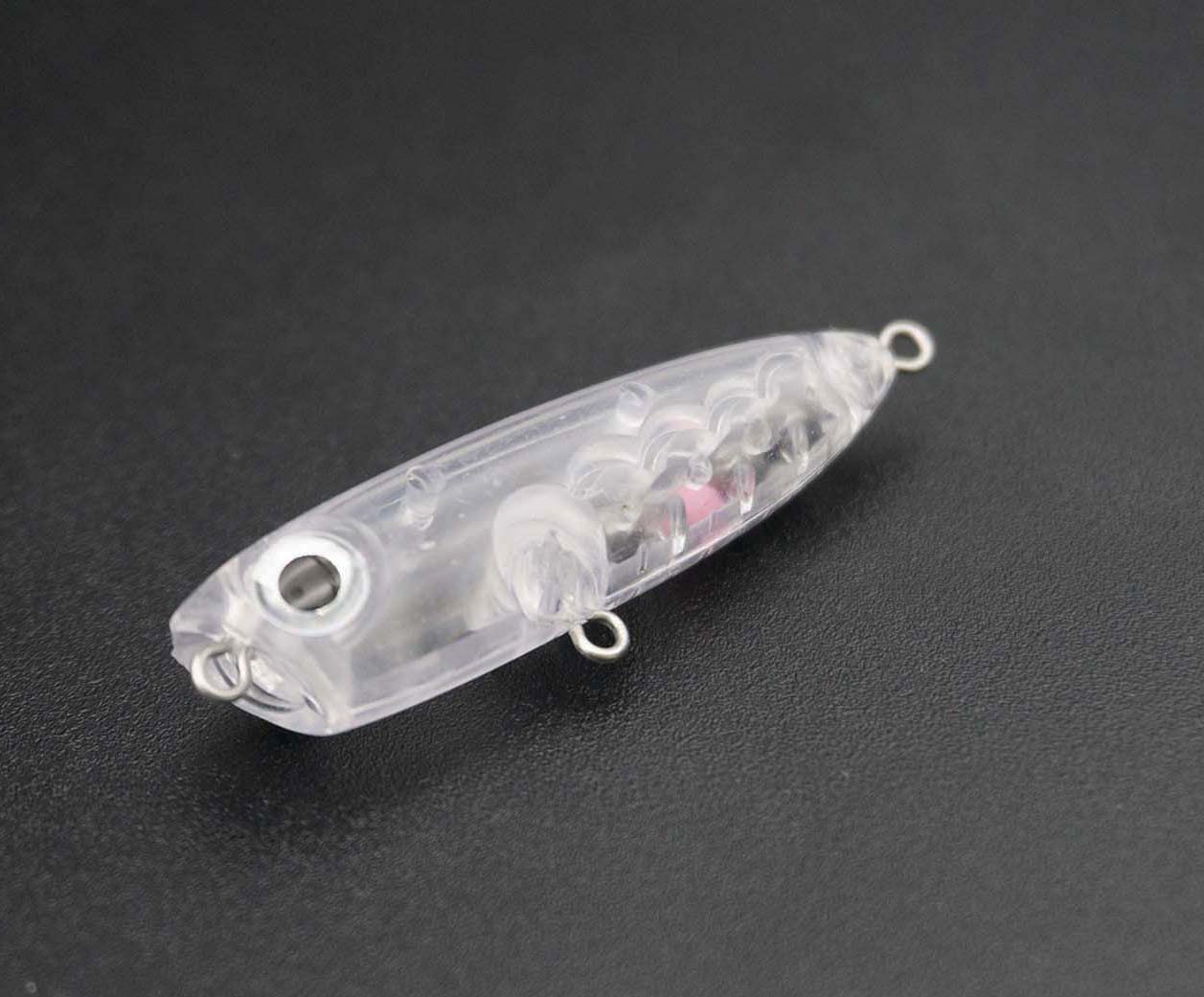 10PCS Unpainted Lure Blanks 2.81g 4.8cm with Free 6mm Eye Crankbait Simulation Blank Body Clear Hard Baits Trout Salmon Minnow Lure Popper Lures Topwater Freshwater 8440