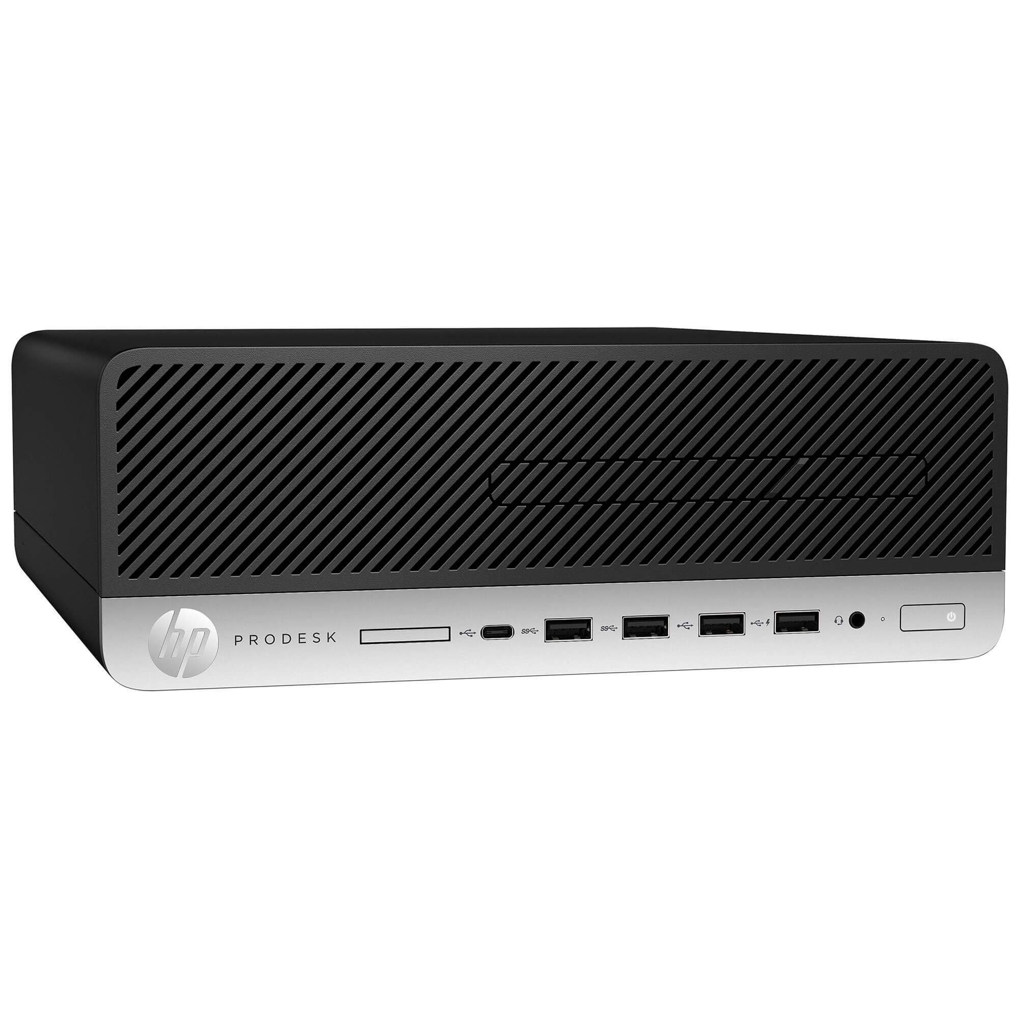 HP 600G3 Desktop Computer, Intel Core i5 Quad Core, 16GB RAM, 512GB Solid State Drive, DVD, Wi-Fi, Windows 10 Professional, New 24 Inch Monitor (Renewed)
