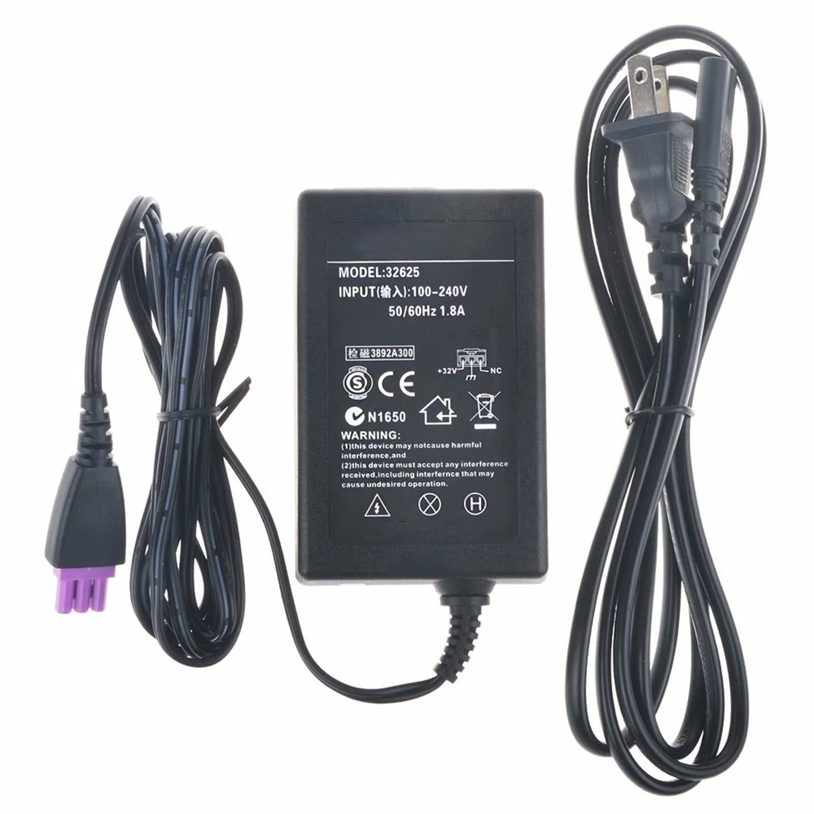 Digipartspower AC-DC Adapter Home Charger Compatible with HP Deskjet 5600 F4480 F4483 Power Supply Cord PSU