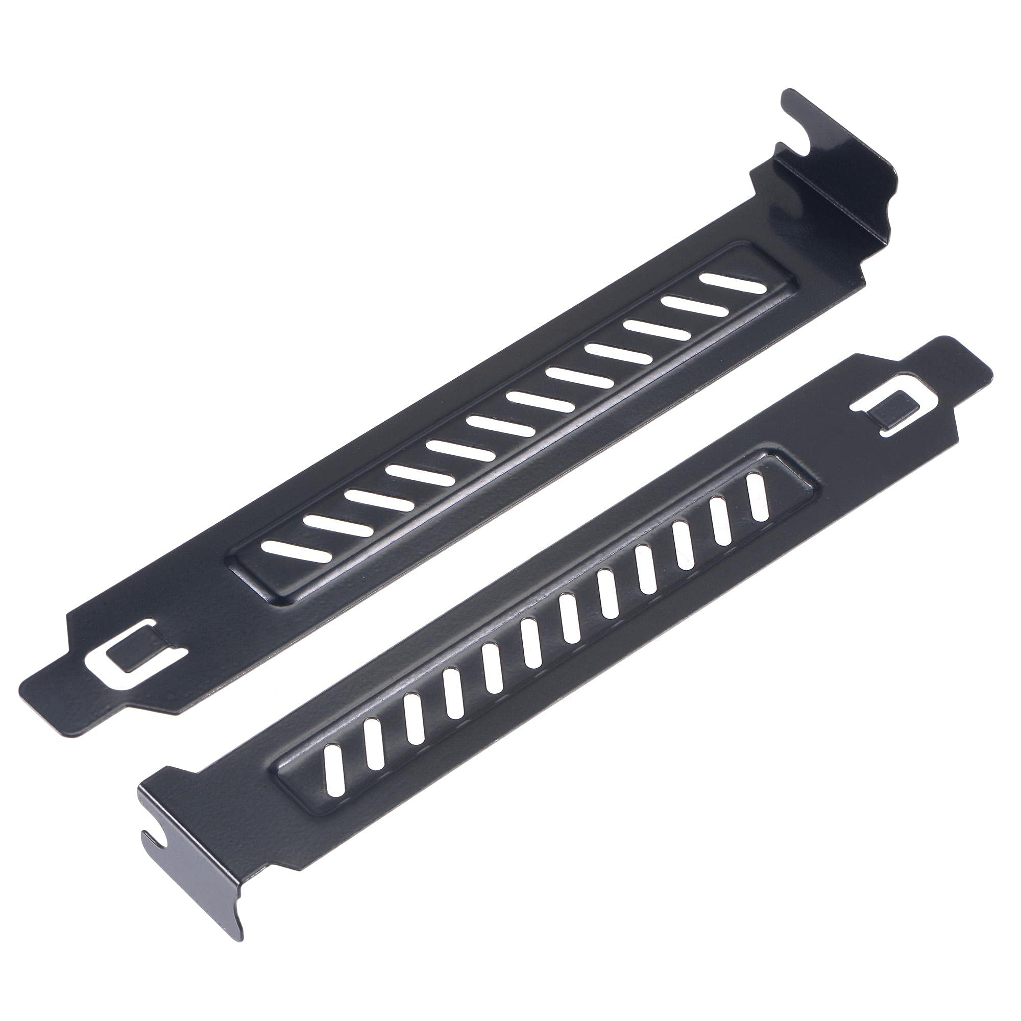 uxcell PCI Slot Covers with Screws for PC Case Airflow and Dustproof Black 10pcs