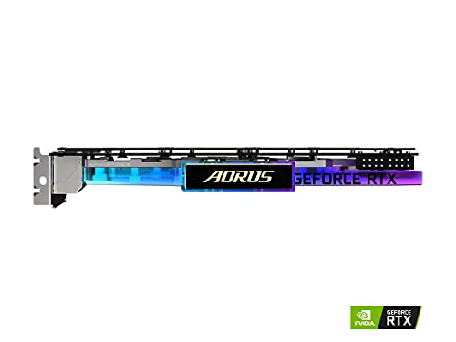 GIGABYTE AORUS GeForce RTX 3080 Ti Xtreme WATERFORCE WB 12G Graphics Card, Waterforce Water Block Cooling System, 12GB 384-bit GDDR6X, GV-N308TAORUSX WB-12GD Video Card