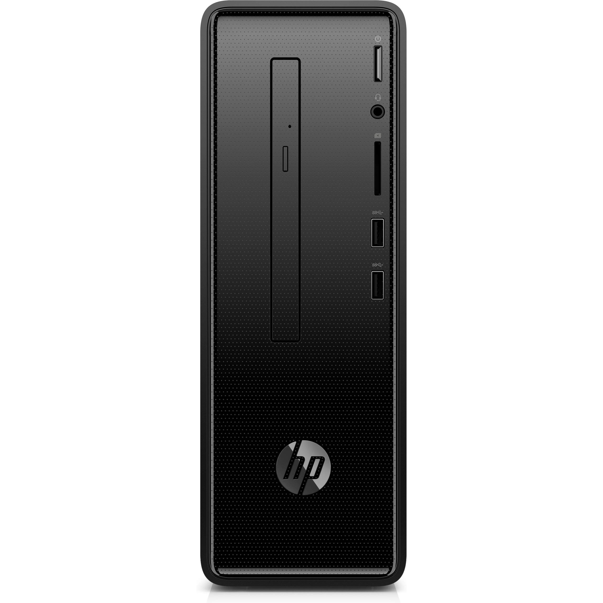 HP Slimline 290-a0046 8GB 1TB AMD A9-9425 X2 3.1GHz Win10, Black (Renewed)