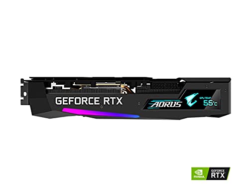 GIGABYTE AORUS GeForce RTX 3070 Master 8G Graphics Card, 3X WINDFORCE Fans, 8GB 256-bit GDDR6, GV-N3070AORUS M-8GD REV2.0 Video Card