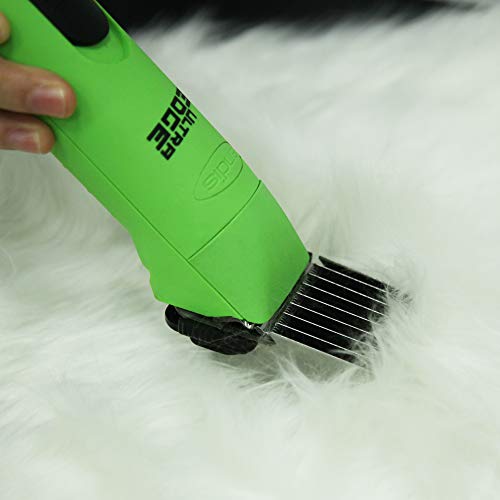 Shernbao Professional Animal Stainless Steel Clip Attachment Guide Comb Set for A5 style Detachable Blade Pet, Dog, Cat, and Horse Clippers (ONLY Snap on Size # 10/15/30,Not compatible with 5-in-1 blades)