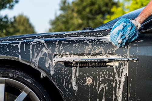 303 Products Car Wash with Wash Mitt Bubble Gum Scent, 18 fl. oz. (30577) , Blue