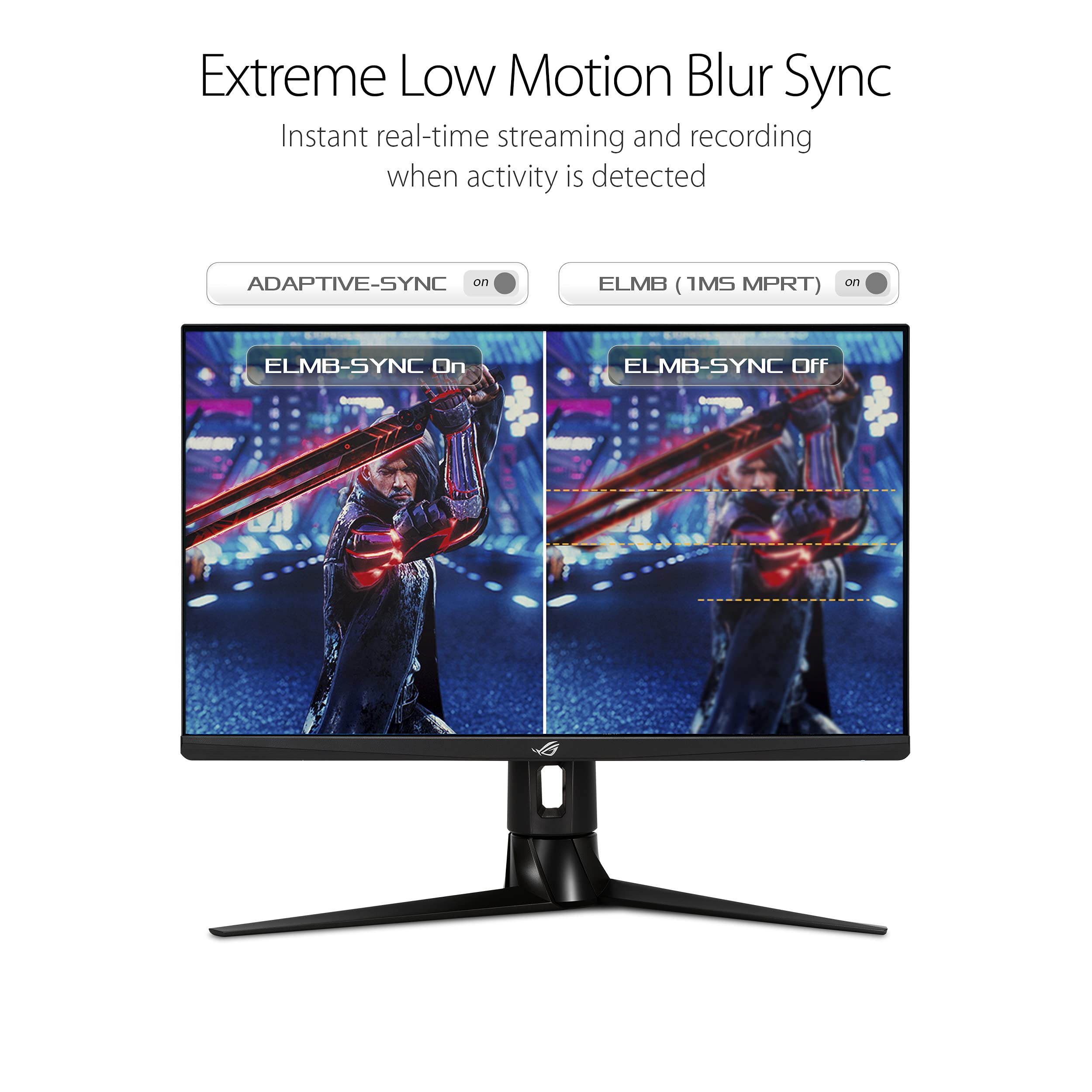 ASUS ROG Strix 27 inches 2K HDR Gaming Monitor (XG27AQM) - WQHD (2560 x 1440), Fast IPS, 270Hz (Renewed)
