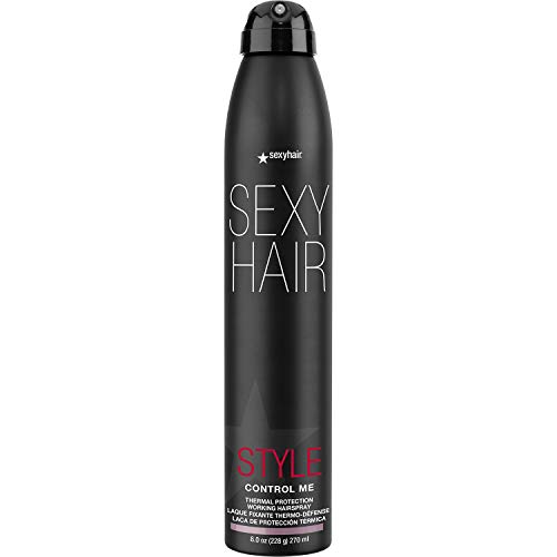 SexyHair Style Control Me Thermal Protection Working Hairspray, 8 oz | Up to 72 Hour Hold | Heat Protection | All Hair Types