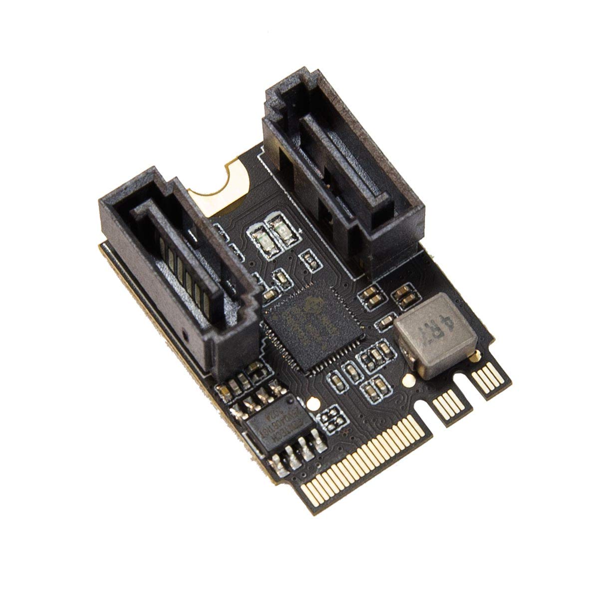2 Ports SATA III 6gb/s to M.2 NGFF A Key + E Key A+E Key 22x30 2230 mm JMicron JMB582