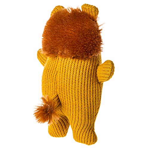 Mary Meyer Knitted Nursery Rattle Soft Toy, 7-Inches, Lion