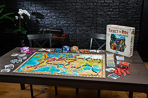 Asmodee Jeu - Les Aventuriers du Rail : Europe (15eme Anniversaire)